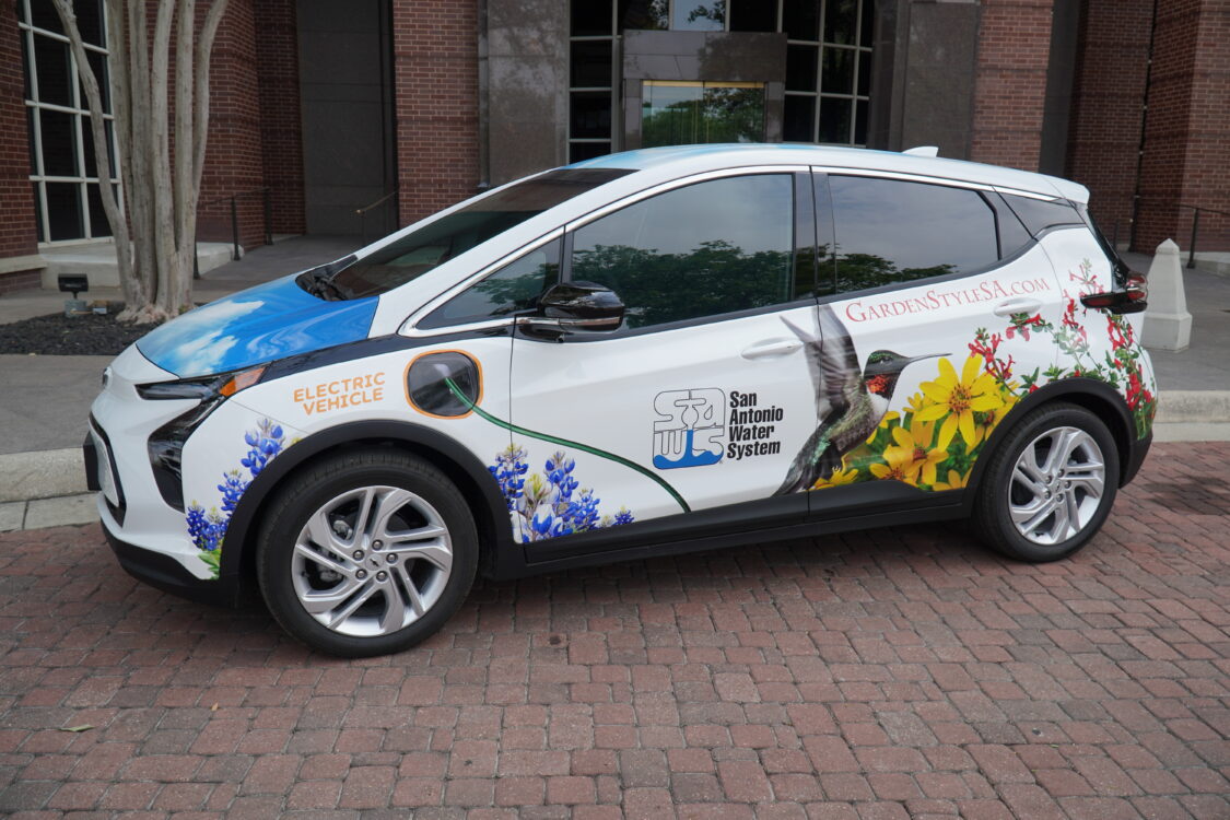 SAWS Fleet Going Green With 13 New Electric Vehicles - San Antonio ...
